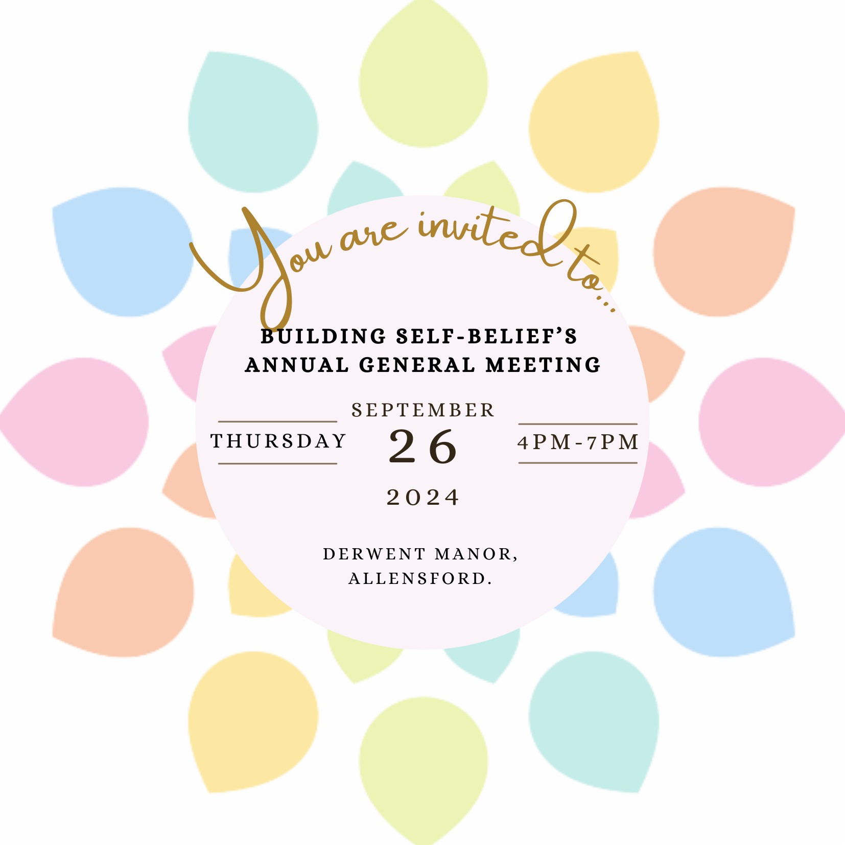 Our Events | Building Self Belief